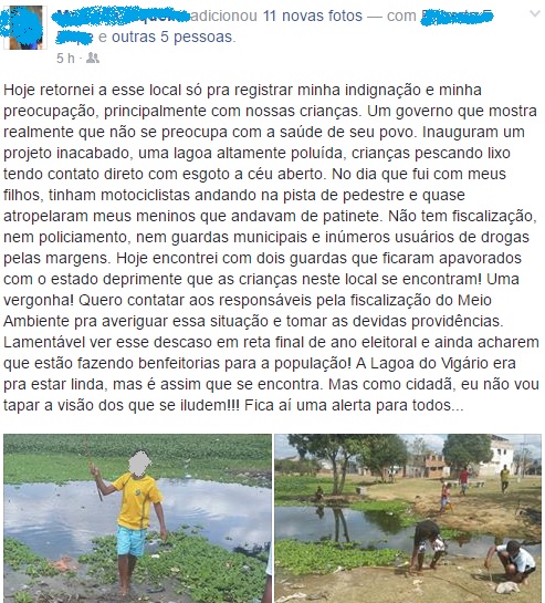 Lagoa do Vigário: realidade x maquiagem - NF Notícias